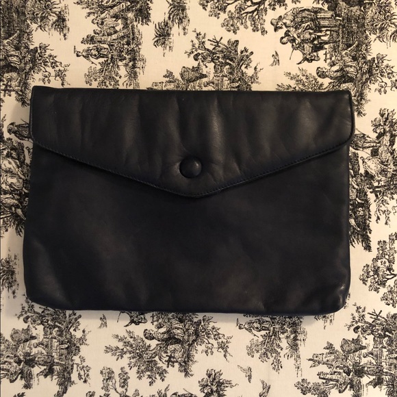 toni | Bags | Vintage Navy Clutch | Poshmark